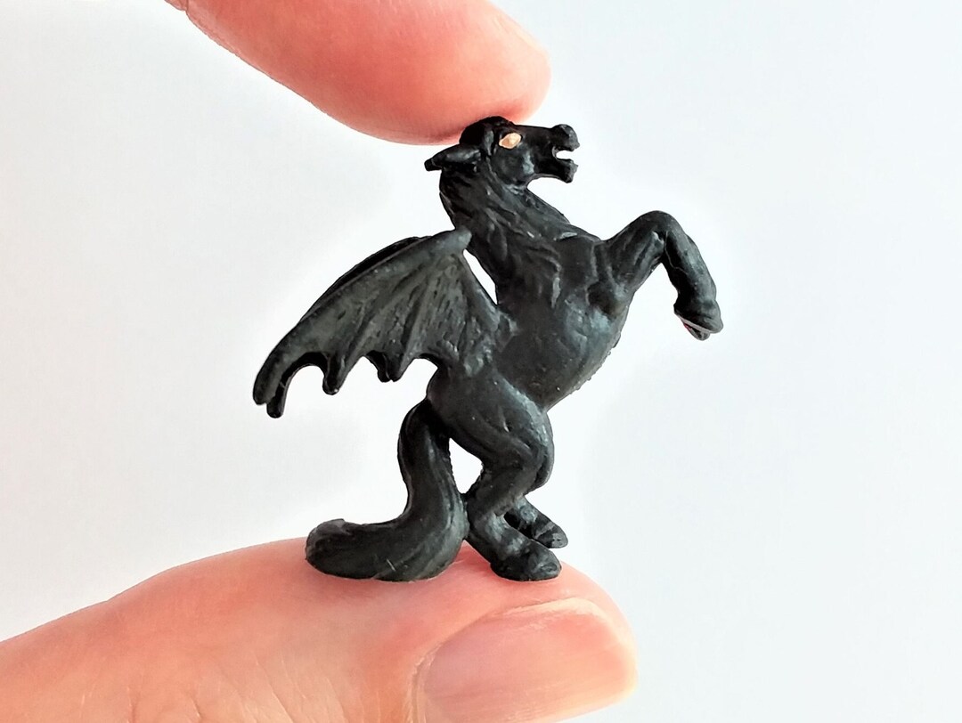 Tiny Arion Figurine - Soft Plastic Mythical Horse for Fairy Garden ...