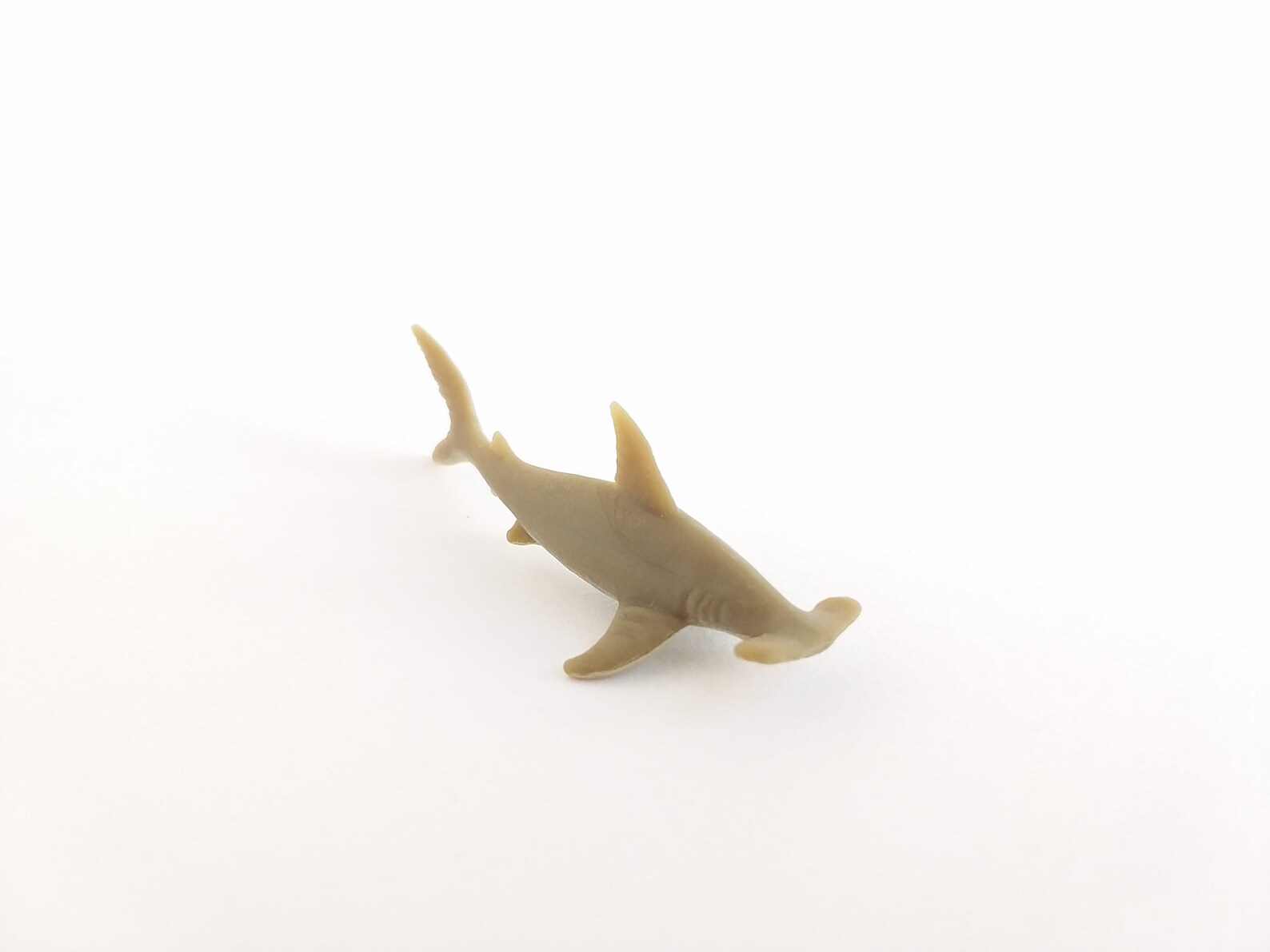 Tiny Hammerhead Shark Figurine - Soft Plastic Animal for Diorama or ...