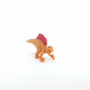 Tiny Spinosaurus Figurine - Soft Plastic Dinosaur for Fairy Garden ...