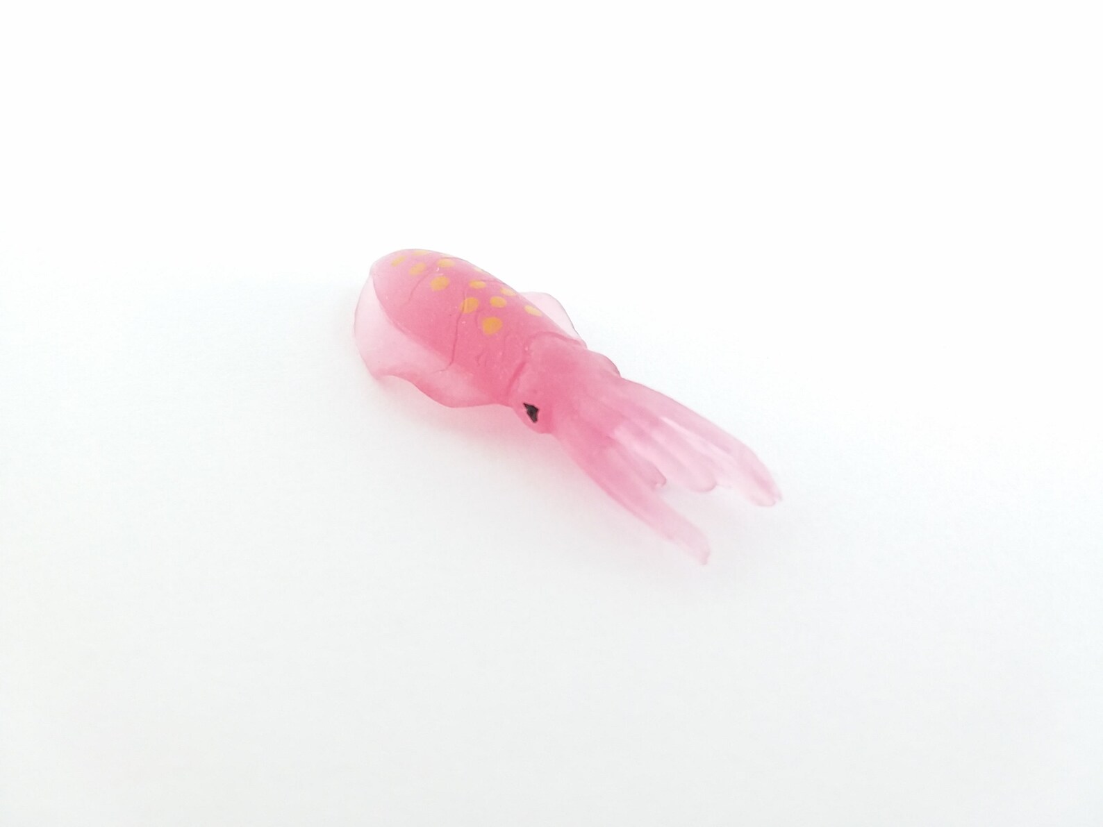 Tiny Reef Squid Figurine - Soft Plastic Animal for Diorama or Aquarium ...