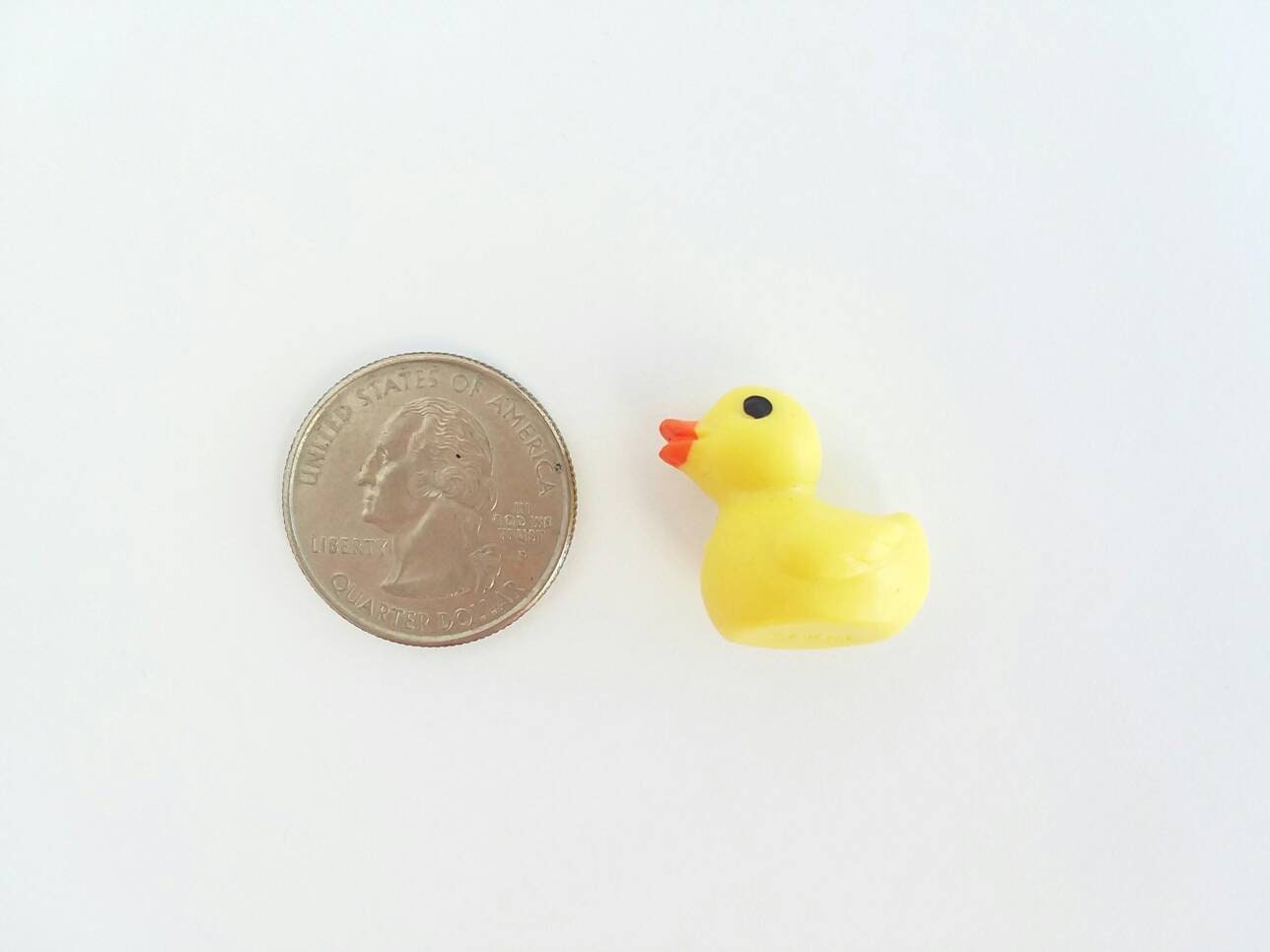 Tiny Rubber Ducky Figurine Soft Plastic Duck for Diorama or | Etsy
