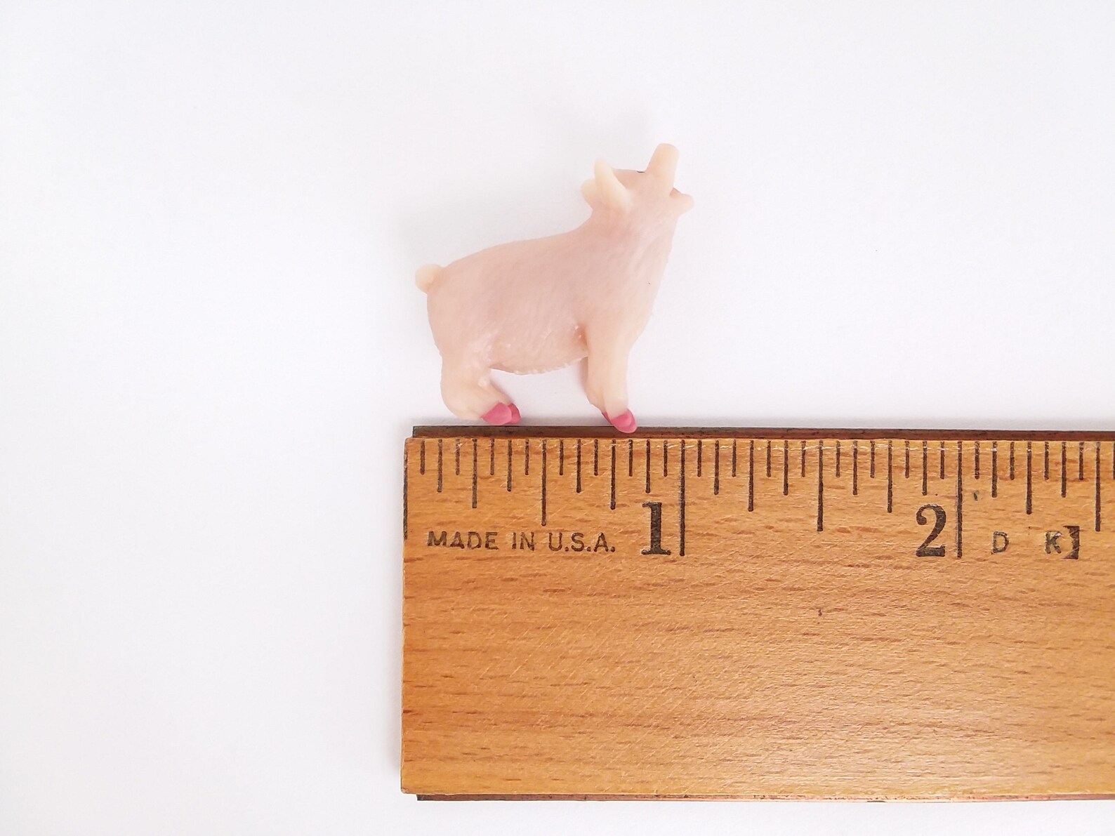 Tiny Pig Figurine - Soft Plastic Animal for Fairy Garden, Diorama, or ...