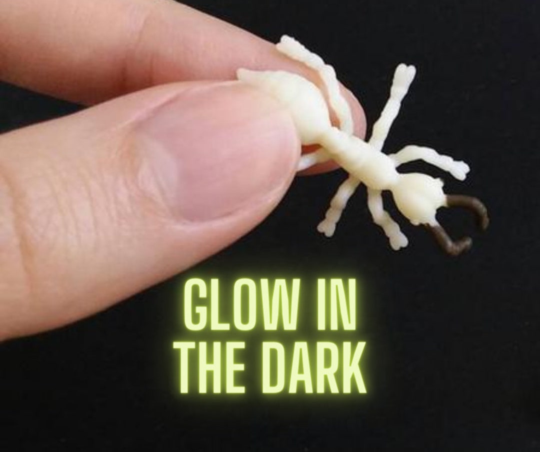 Large Ant Figurine - Glow in the Dark - Soft Plastic Bug for Fairy ...