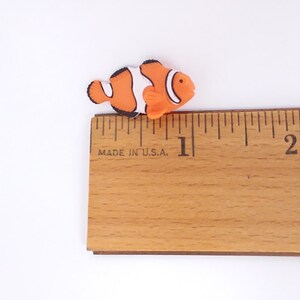 Tiny Clown Fish Figurine - Soft Plastic Animal for Diorama or Aquarium ...