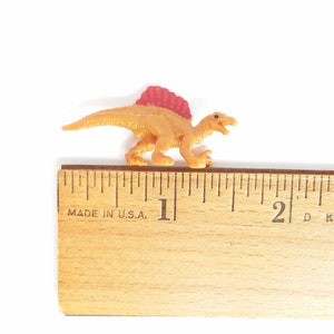 Tiny Spinosaurus Figurine - Soft Plastic Dinosaur for Fairy Garden ...