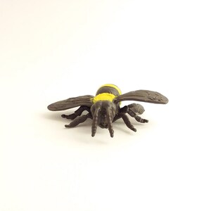 Bee Figurine - Soft Plastic Honeybee for Fairy Garden, Diorama, or ...