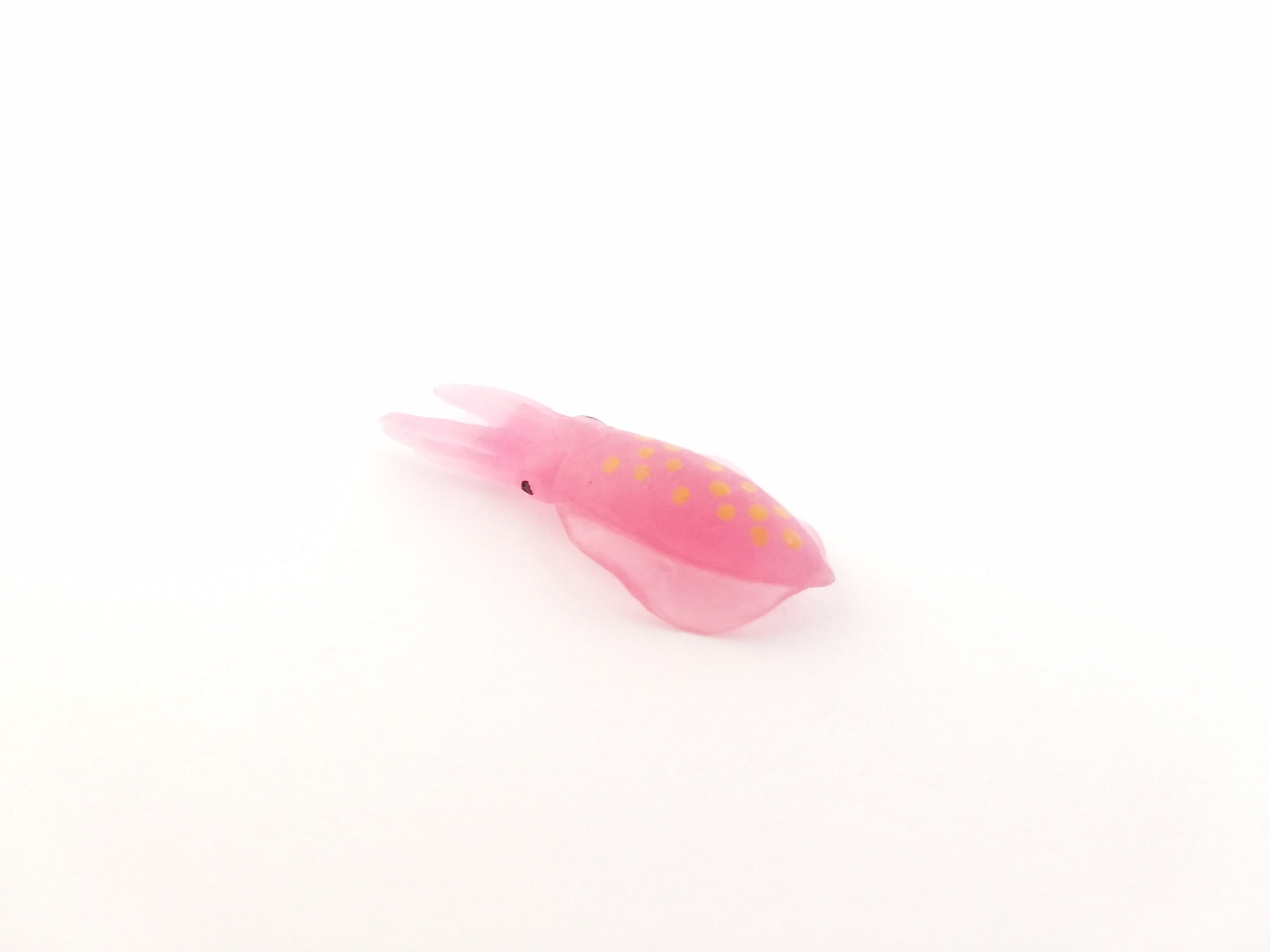 Tiny Reef Squid Figurine - Soft Plastic Animal for Diorama or Aquarium ...