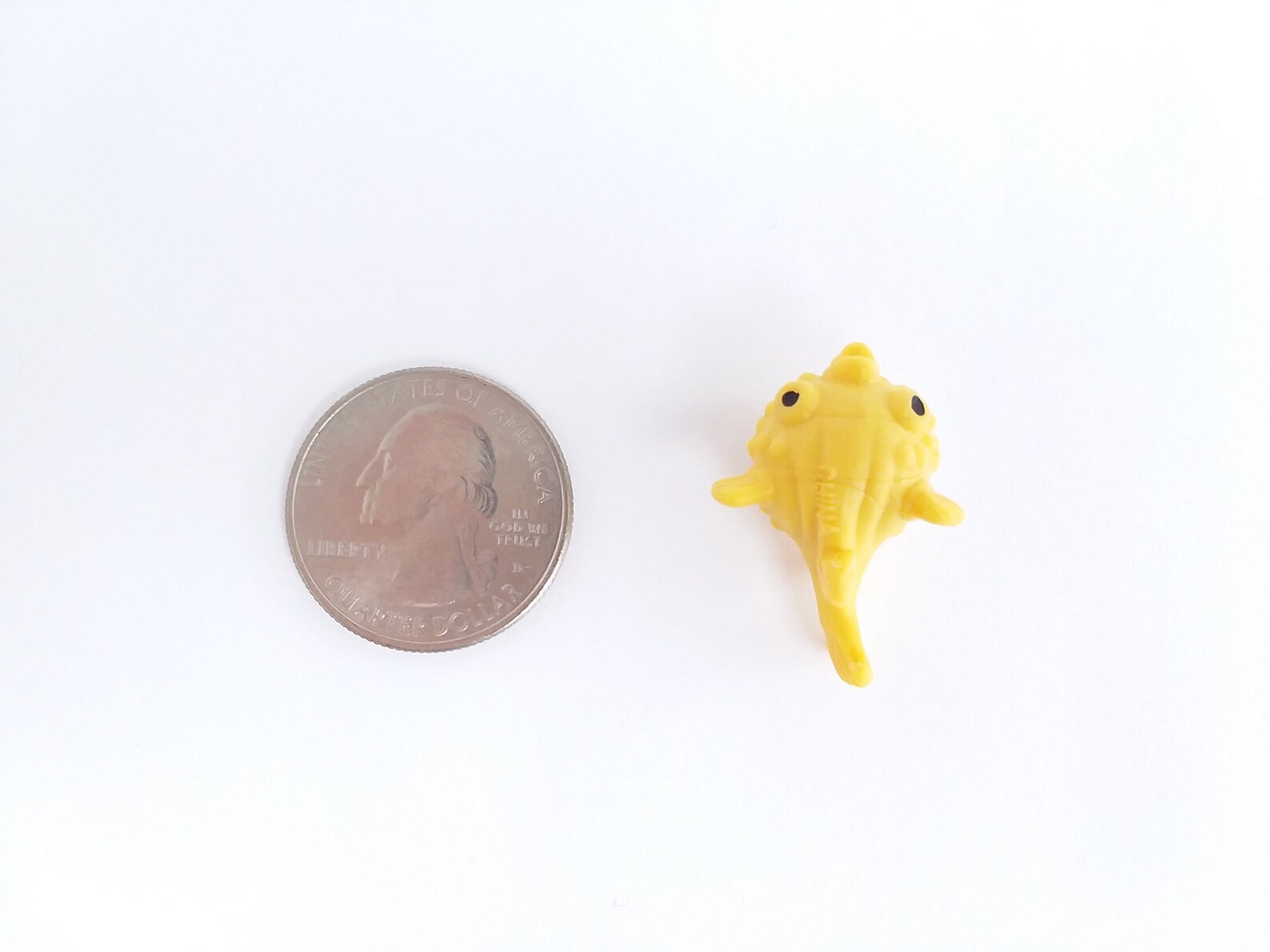 Tiny Pufferfish Figurine - Soft Plastic Puffer for Diorama, Aquarium ...