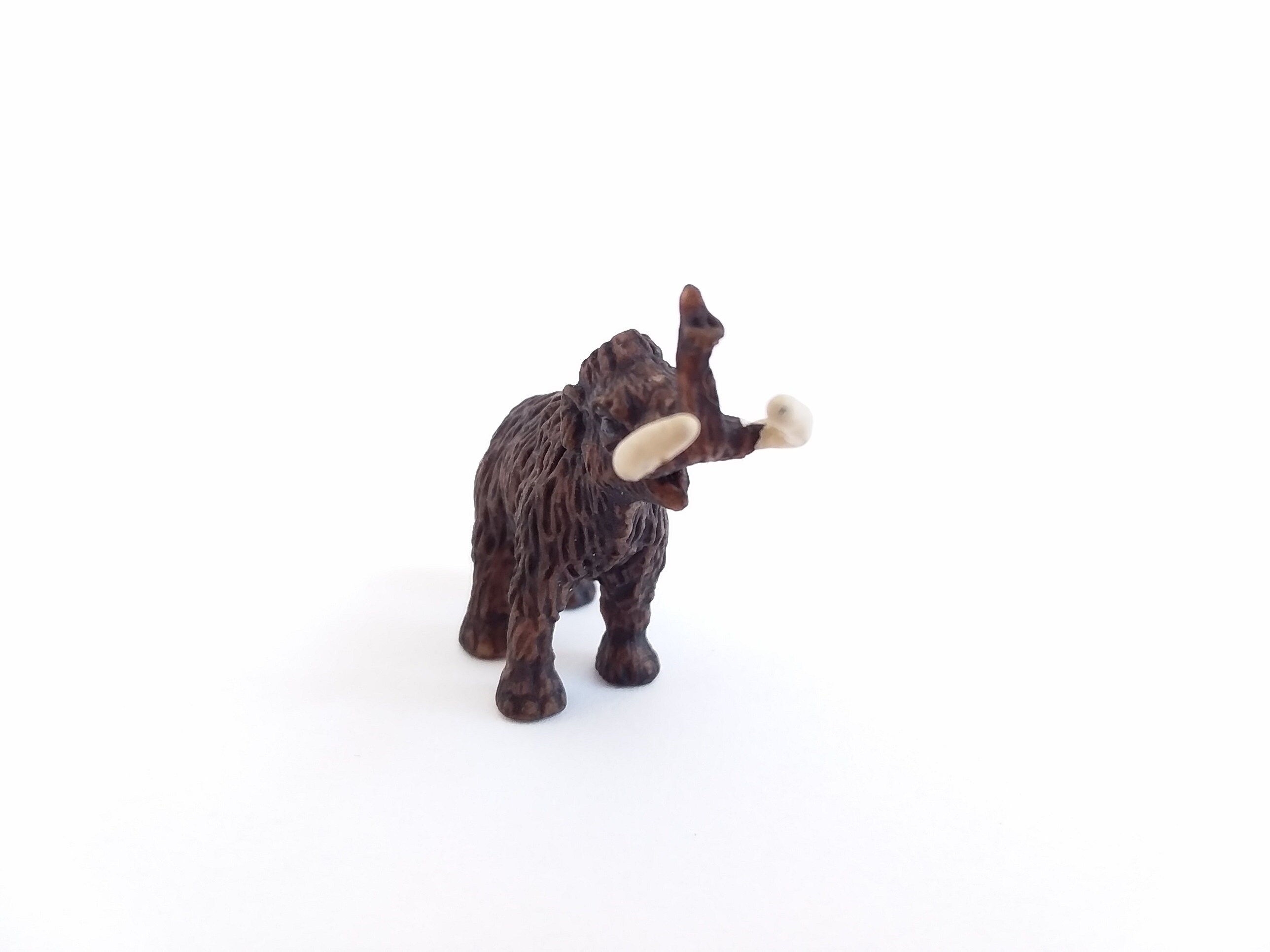 Tiny Mammoth Figurine - Soft Plastic Animal for Fairy Garden, Diorama ...