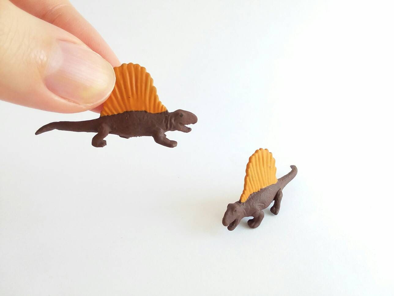 Tiny Dimetrodon Figurine Soft Plastic Dinosaur for Fairy | Etsy