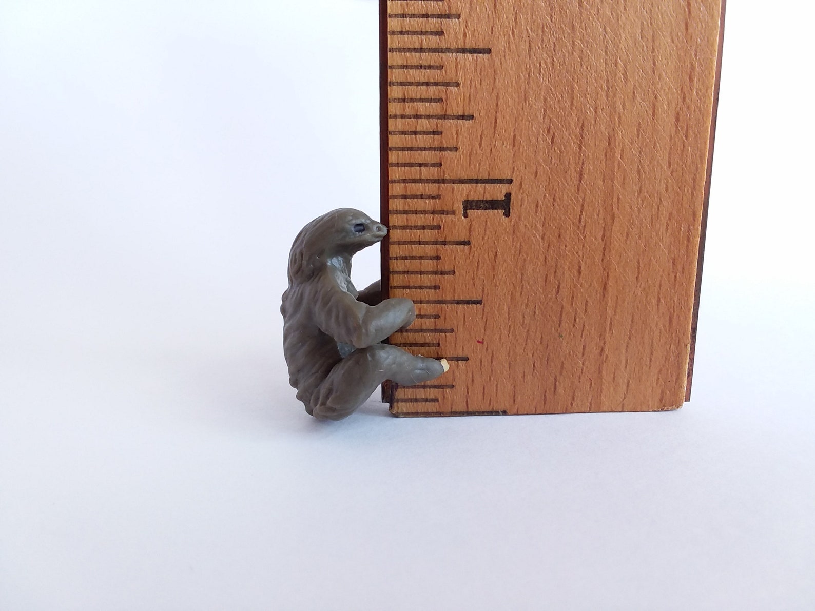 Tiny Sloth Figurine Soft Plastic Animal for Fairy Garden - Etsy