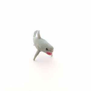 Tiny Great White Shark Figurine - Soft Plastic Animal for Diorama or ...