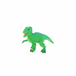 Tiny T-rex Figurine - Soft Plastic Dinosaur for Fairy Garden, Diorama ...