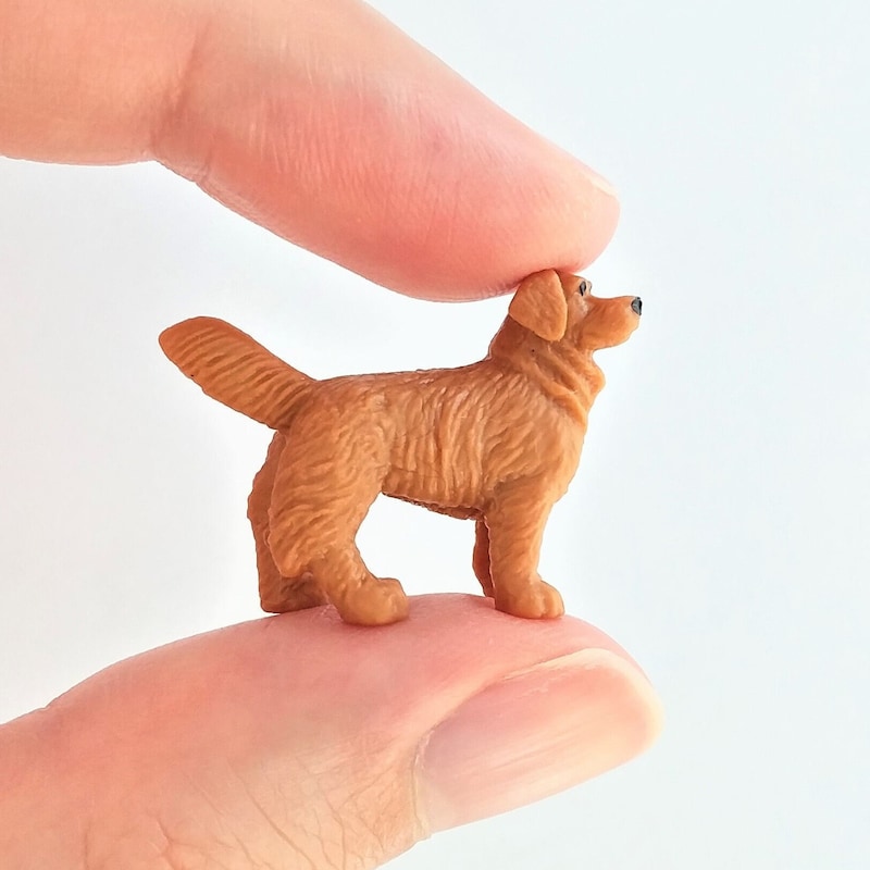 Mini Dog Figurine - Etsy