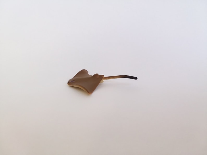 Tiny Cownose Ray Figurine - Soft Plastic Stingray for Diorama or ...