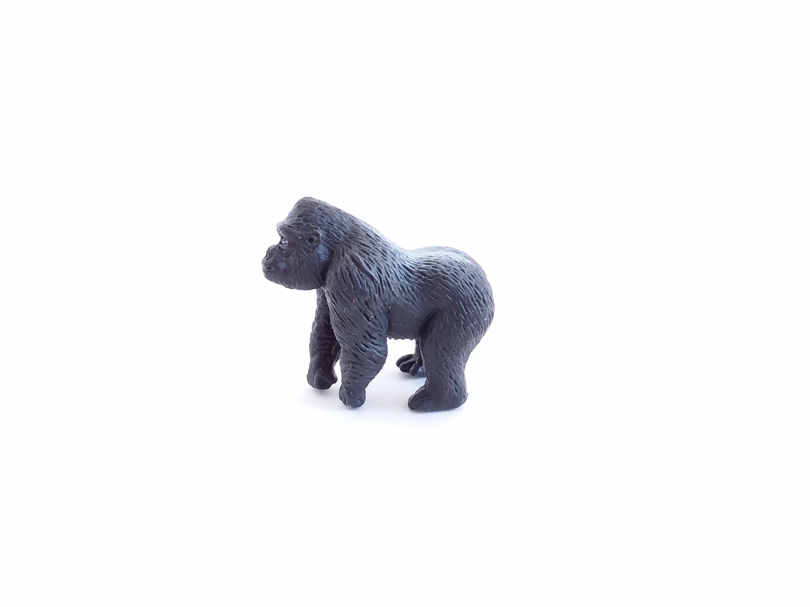Tiny Gorilla Figurine Soft Plastic Animal for Fairy Garden | Etsy