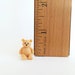 Tiny Teddy Bear Figurine Soft Plastic Stuffed Animal for Diorama or ...