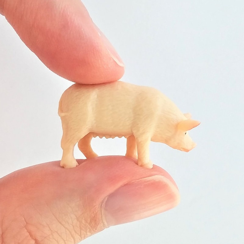 Pig Figurine - Etsy