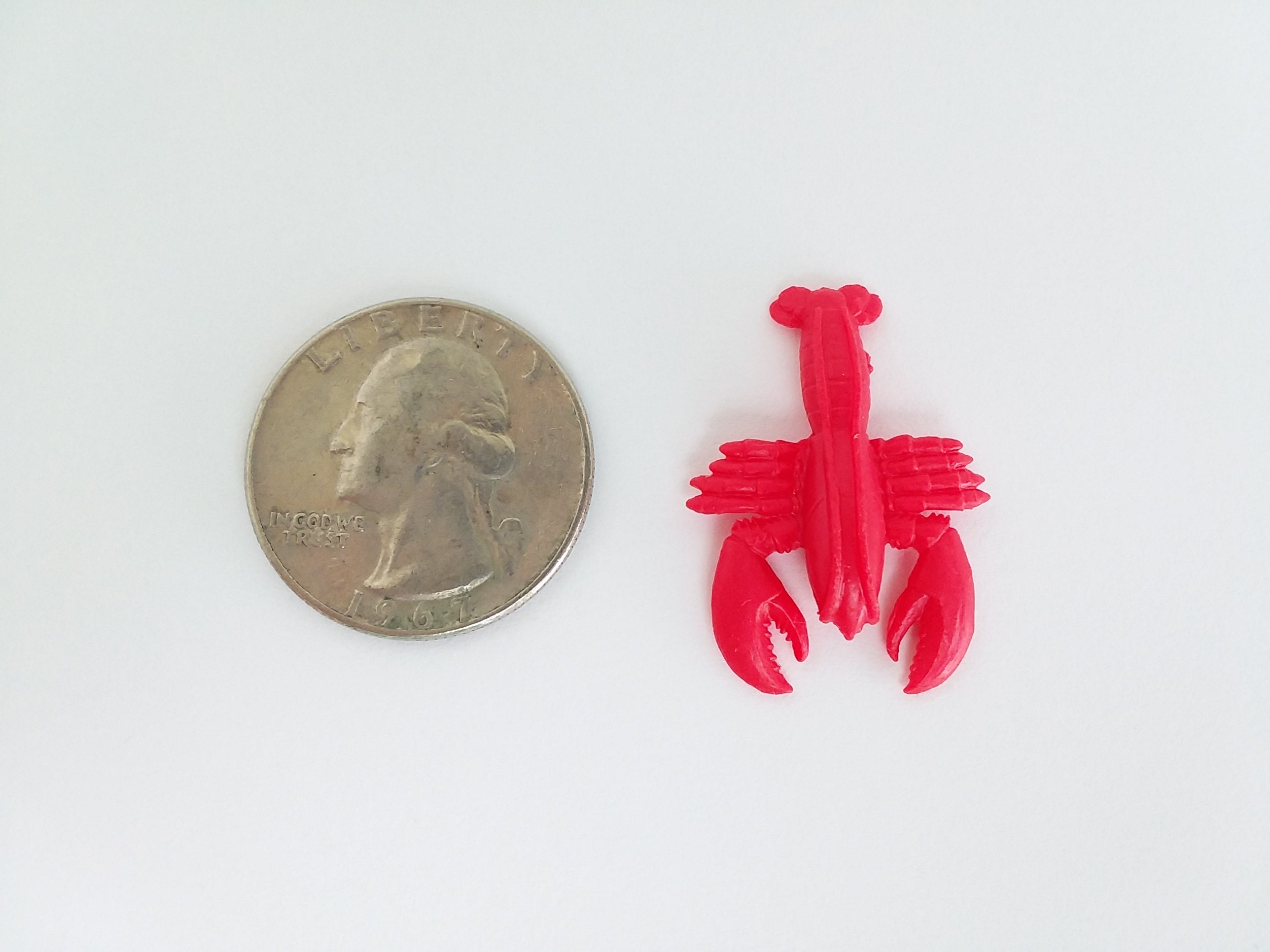 Tiny Lobster Figurine Soft Plastic Animal for Diorama or | Etsy