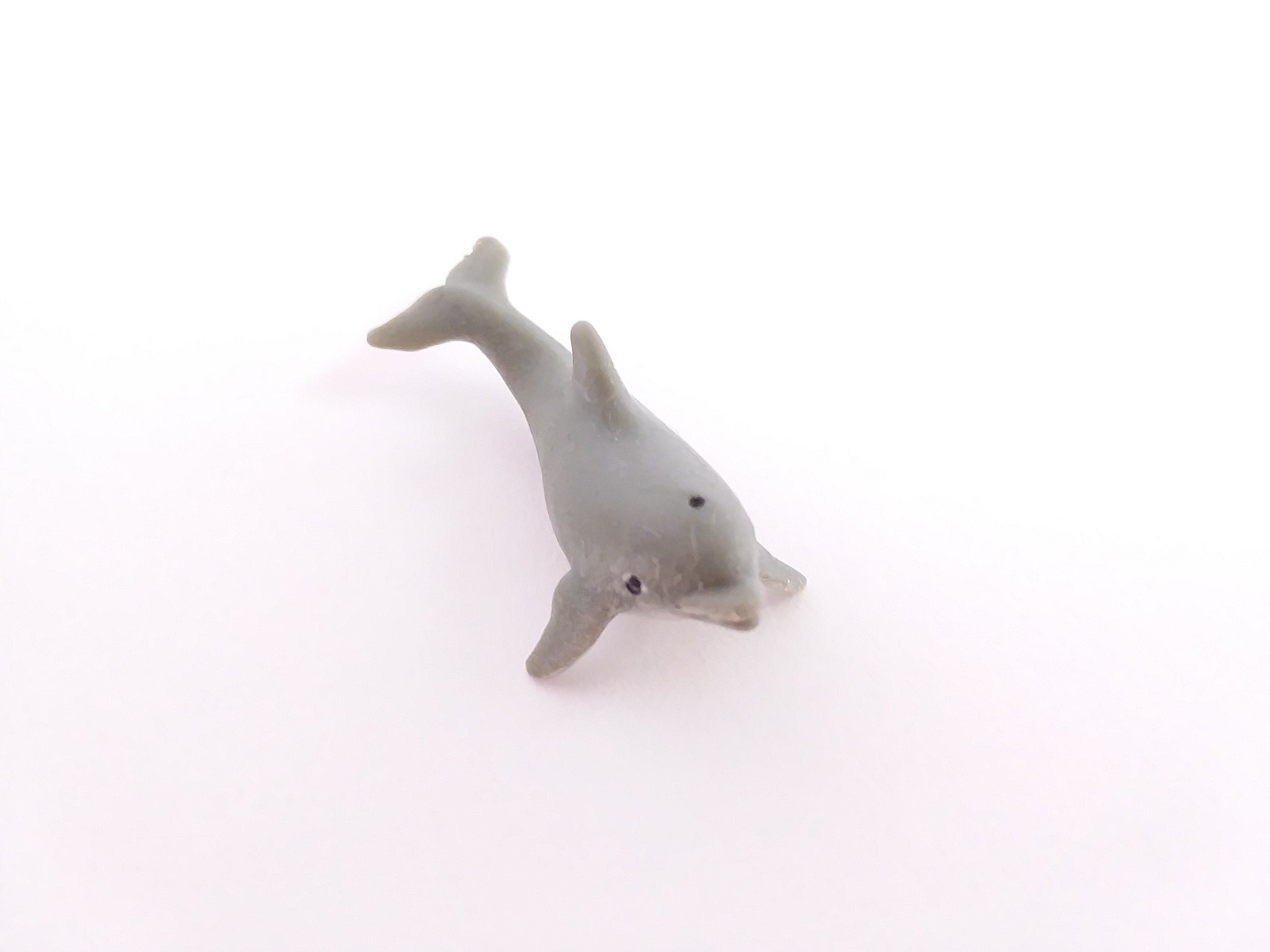 Tiny Dolphin Figurine Soft Plastic Animal for Diorama or | Etsy