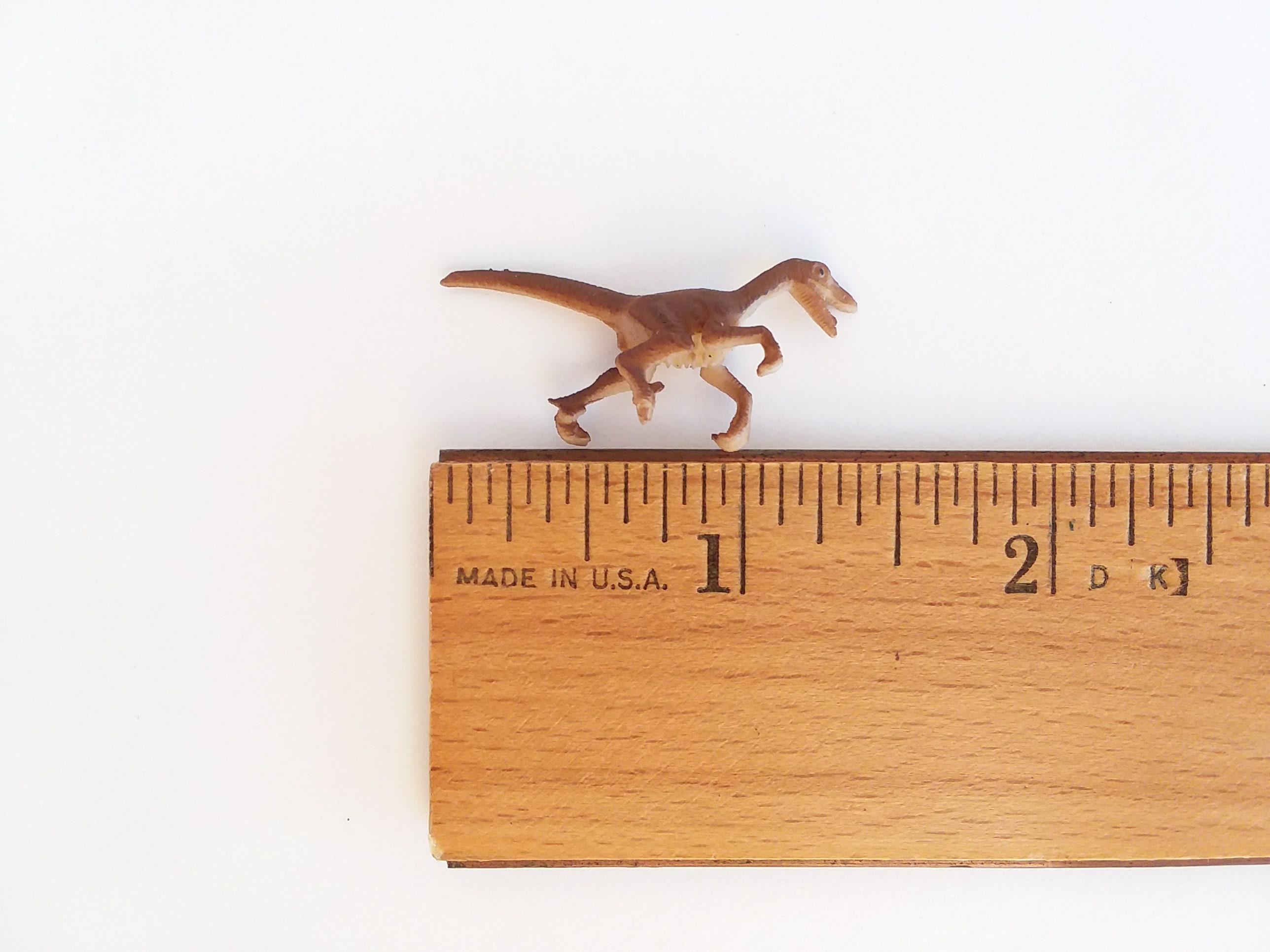 Tiny Raptor Figurine Soft Plastic Dinosaur for Fairy Garden - Etsy