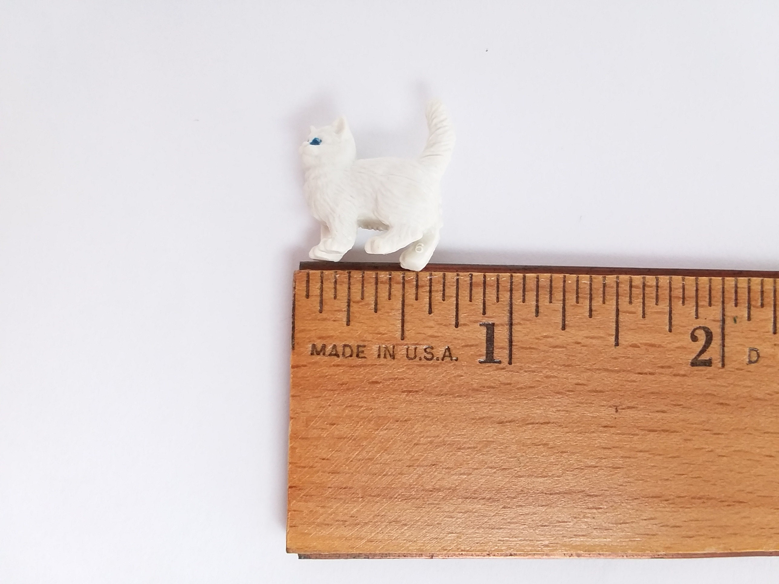 Tiny Kitten Figurine - Soft Plastic Cat for Fairy Garden, Diorama ...