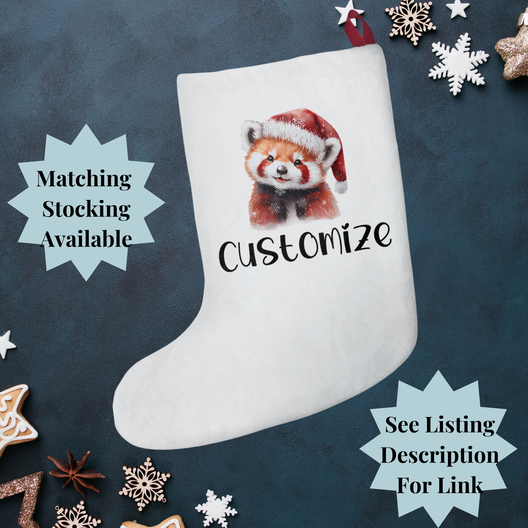 Personalized Red Panda Christmas Ornament Custom Red Panda Gift Idea ...