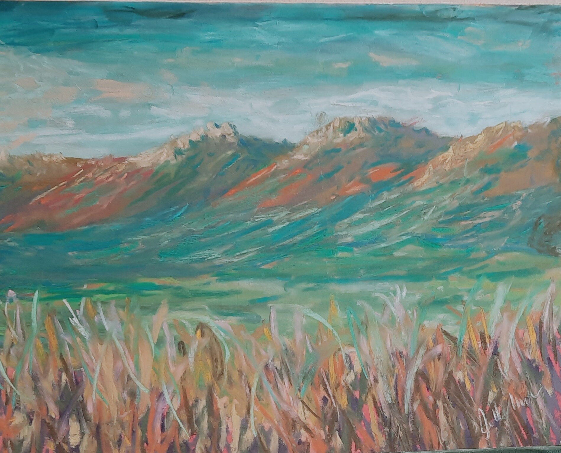 Pastel Mountain - Etsy