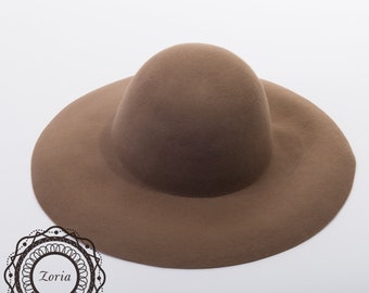 Fancy Fedora Blocked Untrimmed Wool Felt Hat Base W0163A | Etsy