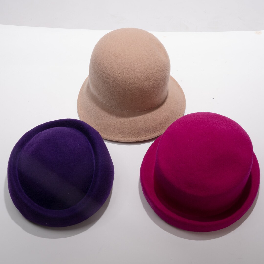 Assorted Wool Felt Untrimmed Block Hats - Etsy