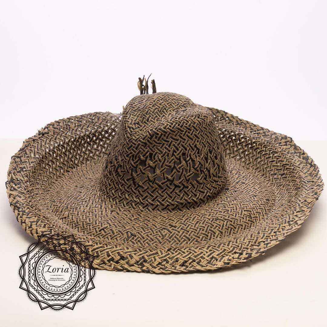 Twisted Paper Hat With Heavy Sizing | Unblocked Hat | Millinery Supply ...