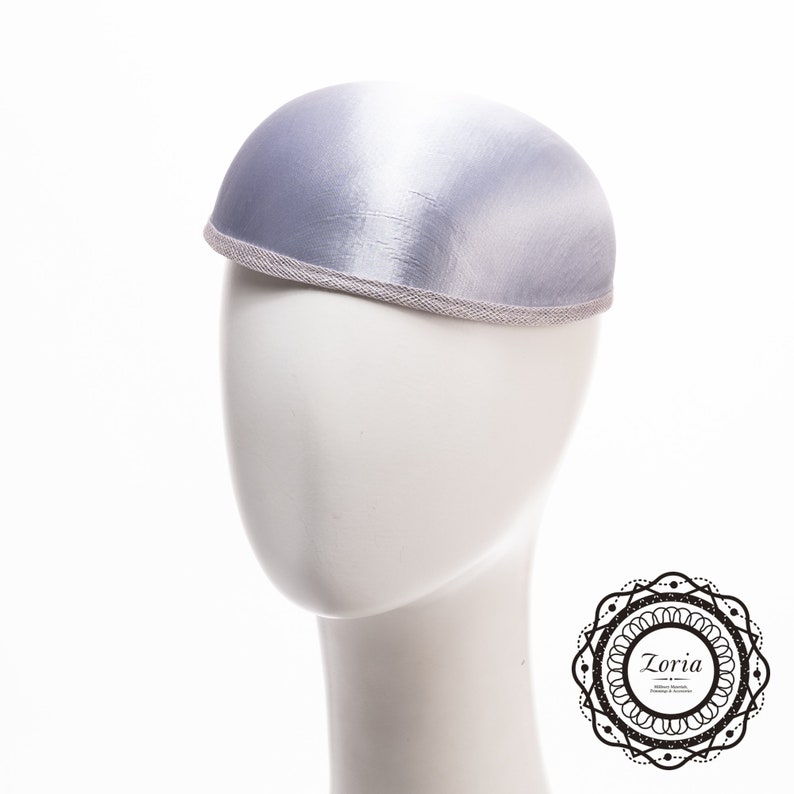 Satin Covered Sinamay Hat Base for Fascinator, Bridal, and Plain Kippah ...