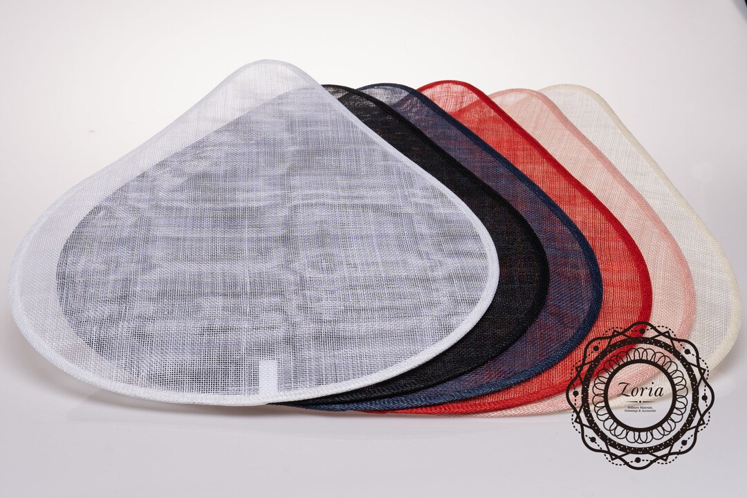 Sinamay Tear Drop Shape for Millinery Use | PSBC-23045 - Etsy