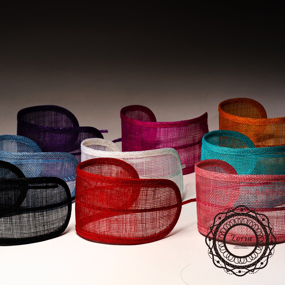 Wide Sinamay Base W/ribbon Wrap Headband PSHB-21126 - Etsy