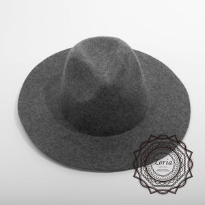 3" Floppy Brim Fedora Felt Gus Shape Winter Hat | W0166A - Etsy
