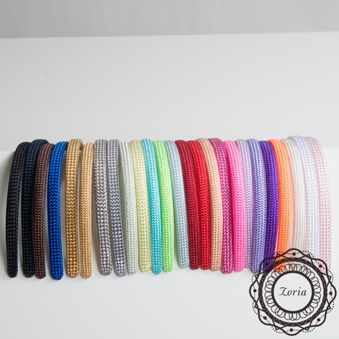 Poly Braid Covered Plastic Headband | CF000 - Etsy