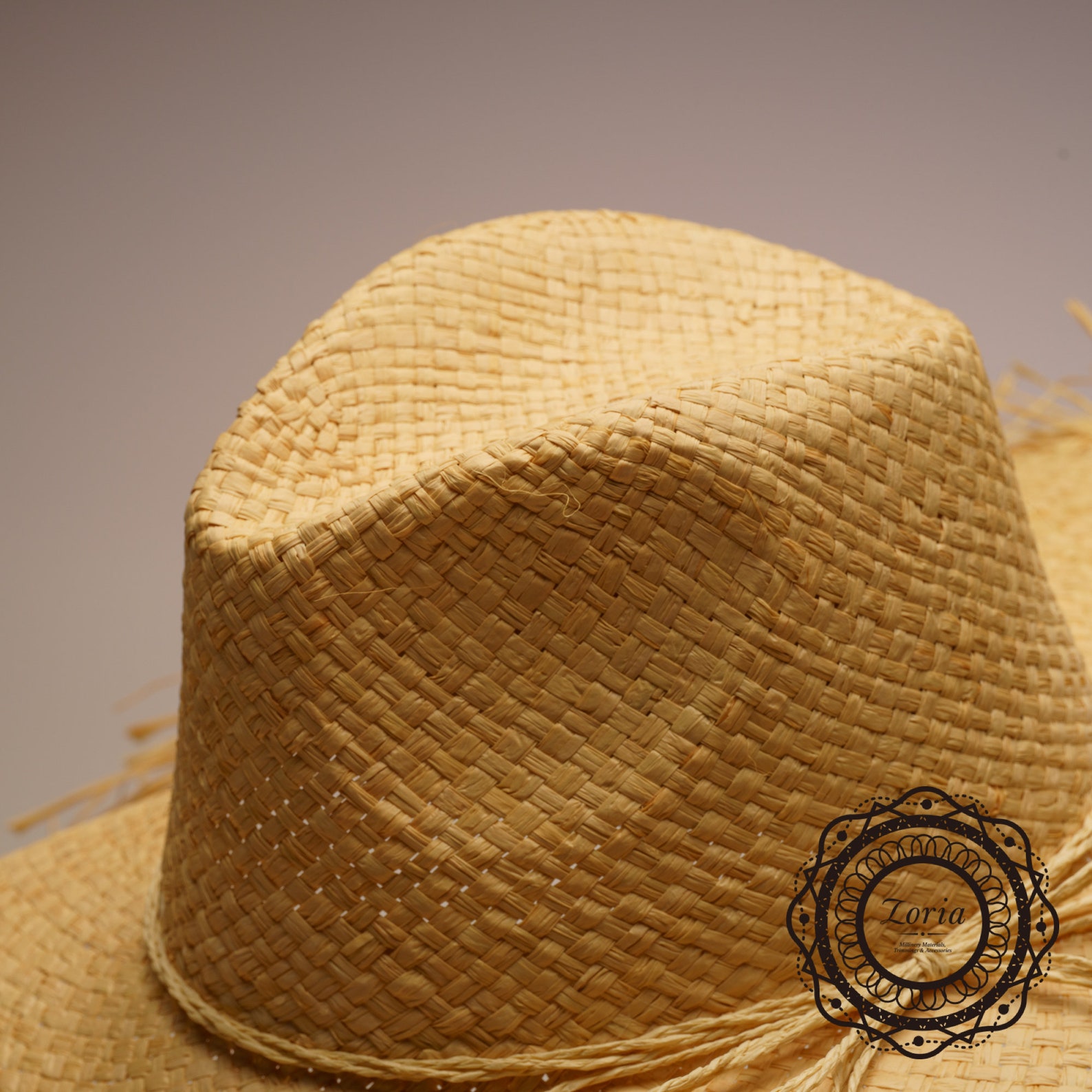 Wide Brim Fringe Raffia Fedora Beach Hat for Woman Natural - Etsy