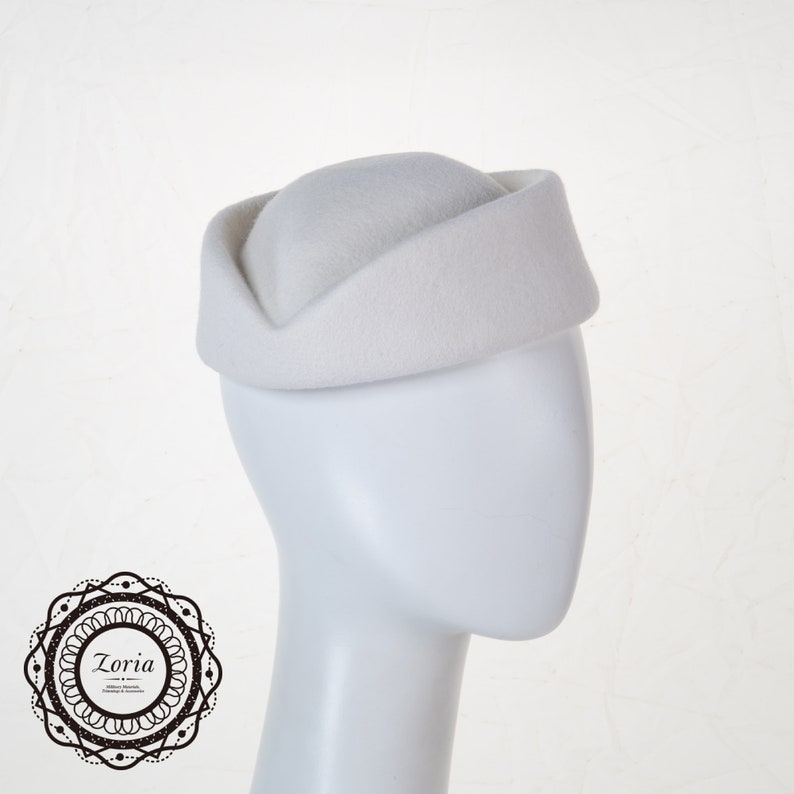 Wool Blocked Untrimmed Pillbox Felt Hat Base W0171 | Etsy