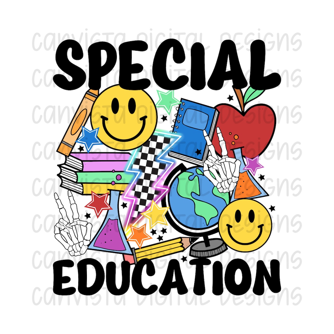 Special Education PNG File for Sublimation/dtf - Commercial Use Print ...