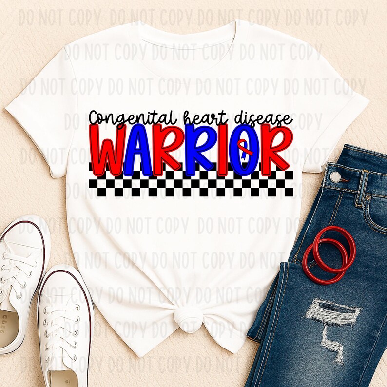 Congenital Heart Disease Warrior PNG File - Digital Design - Commercial ...
