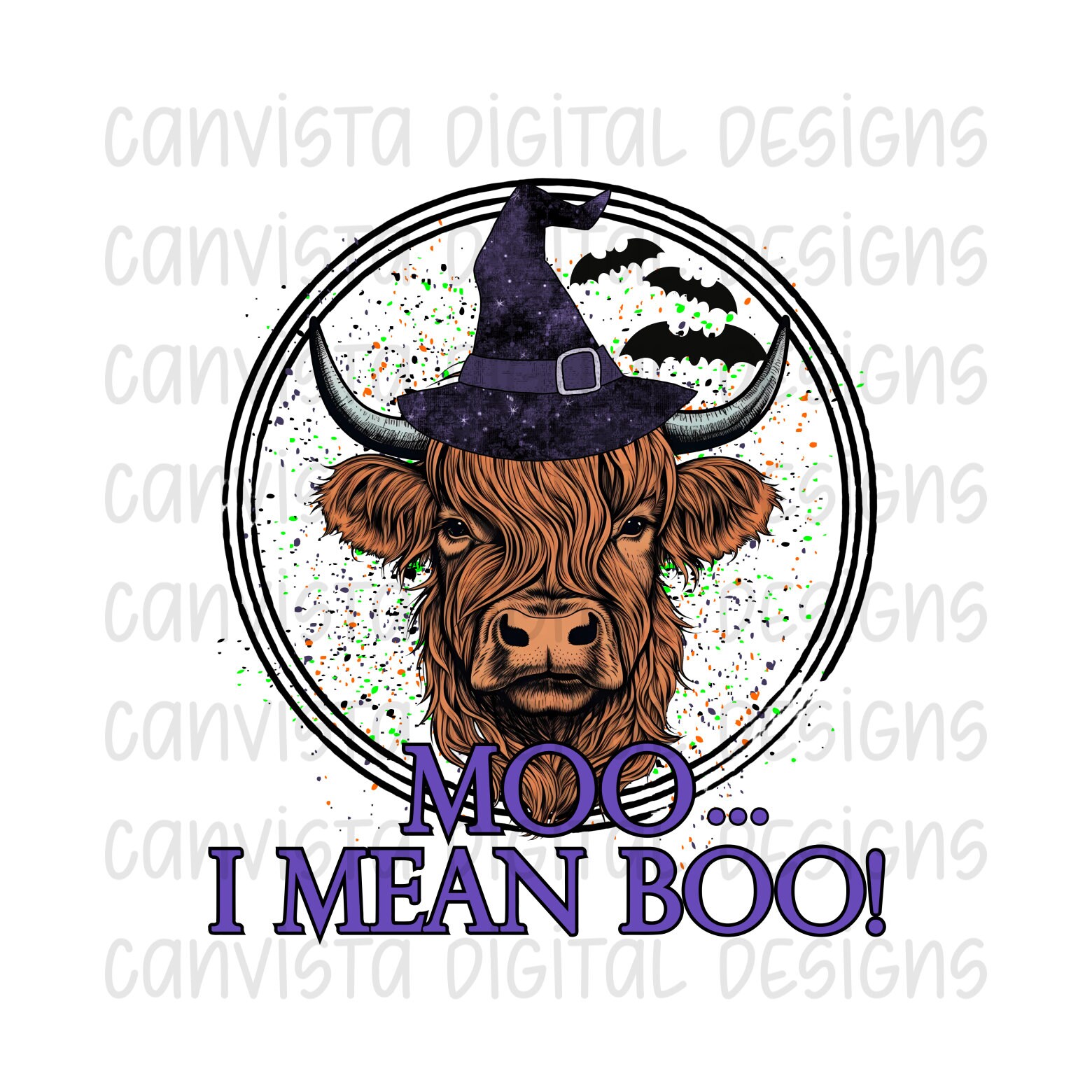 Moo.. I Mean Boo Png File for Sublimation/ Dtf Commercial - Etsy