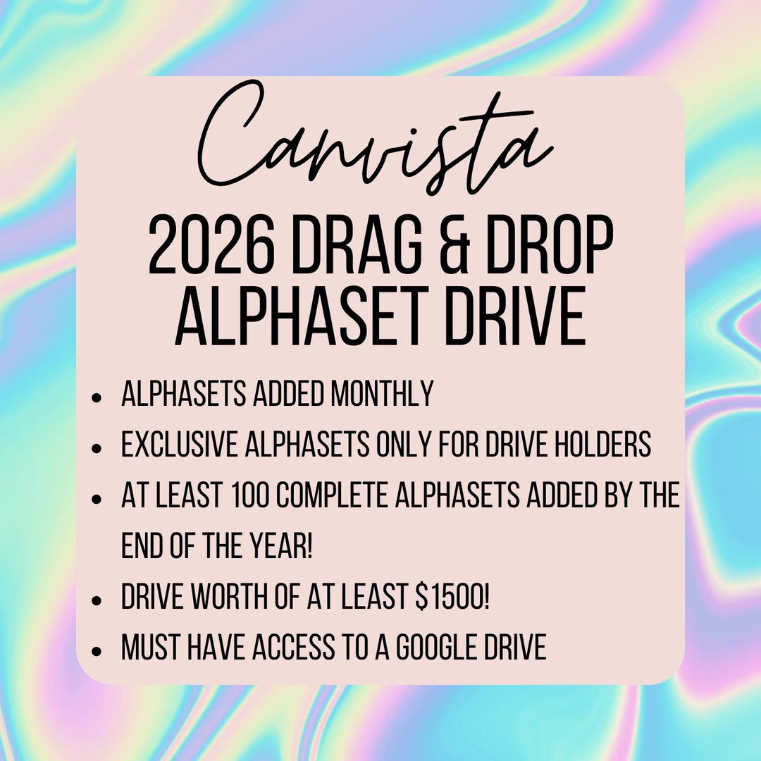 2026 Annual Alphaset Drive - 100+ Sets Added - Drag & Drop Alphaset ...
