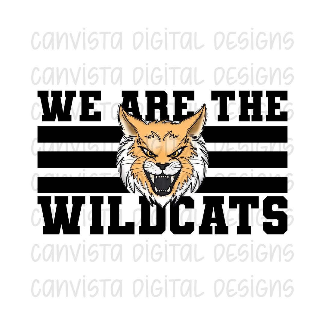 We Are the Wildcats PNG File - Digital Design - Mascot PNG - Wildcats ...