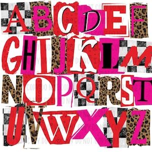 Valentine Magazine Letters - Etsy UK