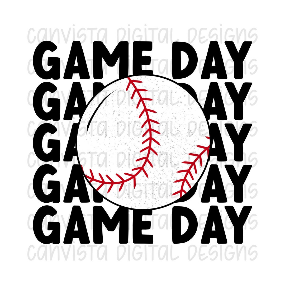 Gameday Baseball PNG File for Sublimation - DTF - Baseball - Funny ...