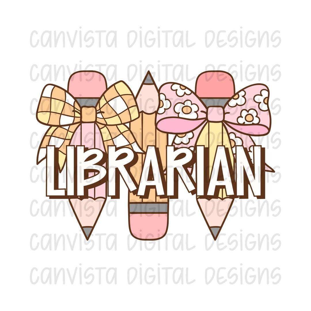Librarian PNG File - Digital Design - Commercial Use Print File ...