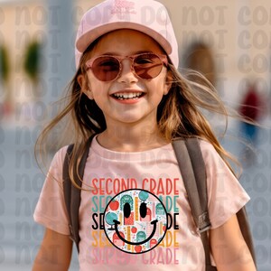 Second Grade Smiley PNG File - Digital Design - Commercial Use Print ...