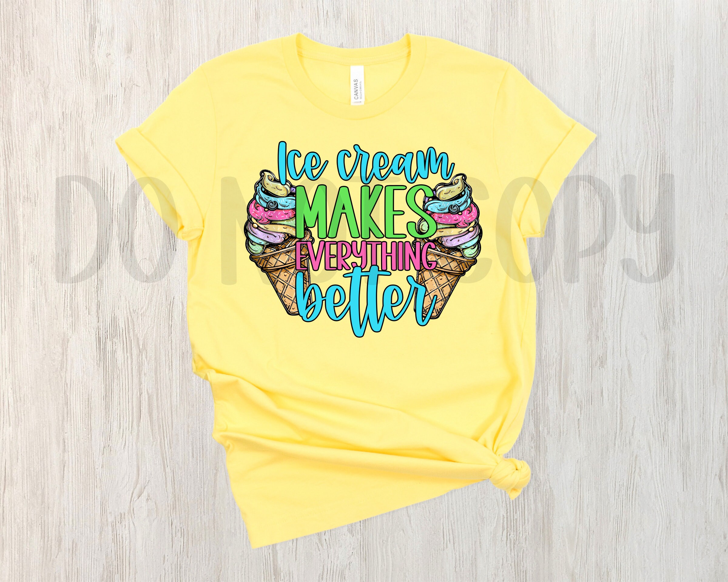 Ice Cream Bundle PNG Files for Sublimation Commercial Use - Etsy