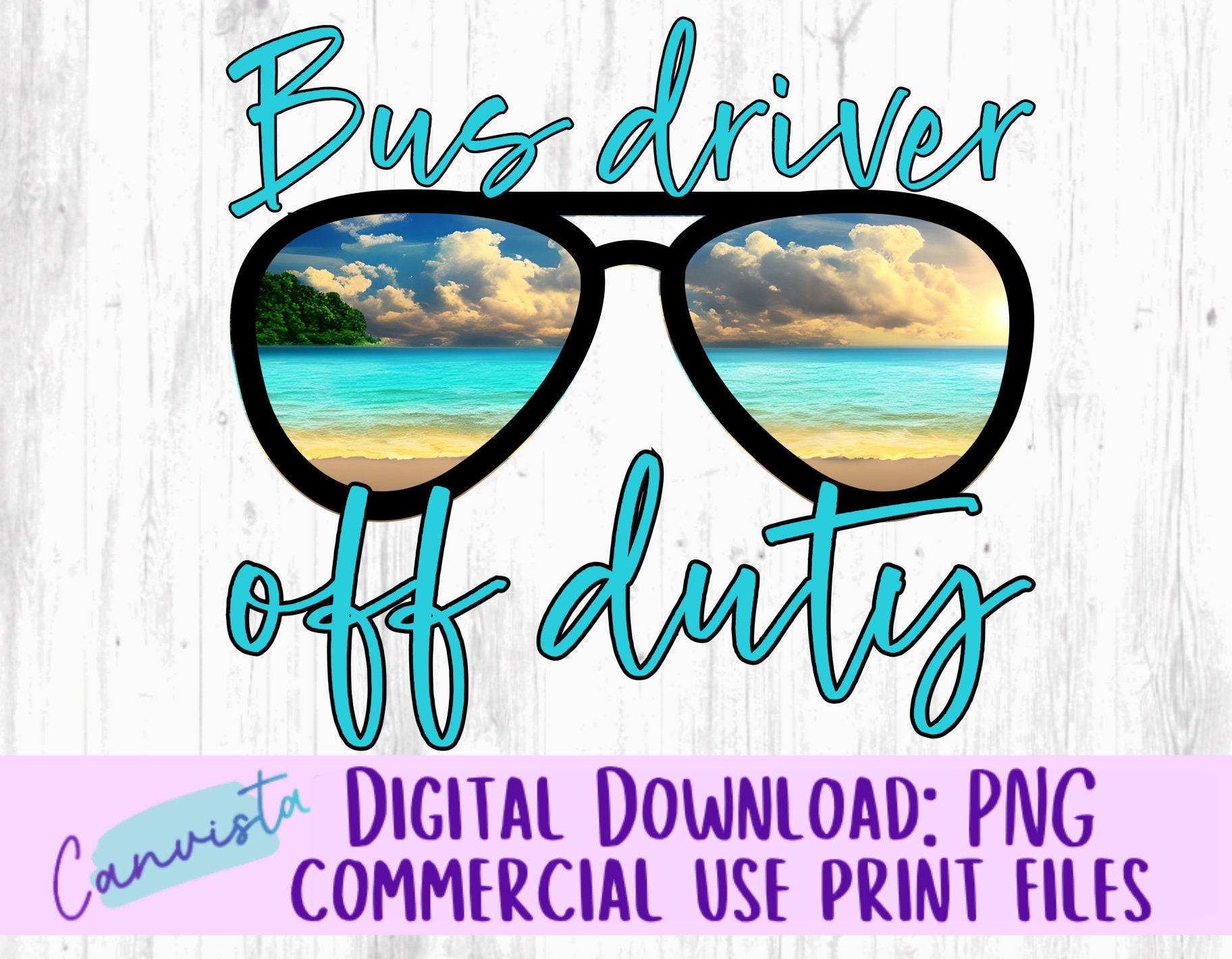 Bus Driver off Duty PNG File for Sublimation/dtf Commercial - Etsy