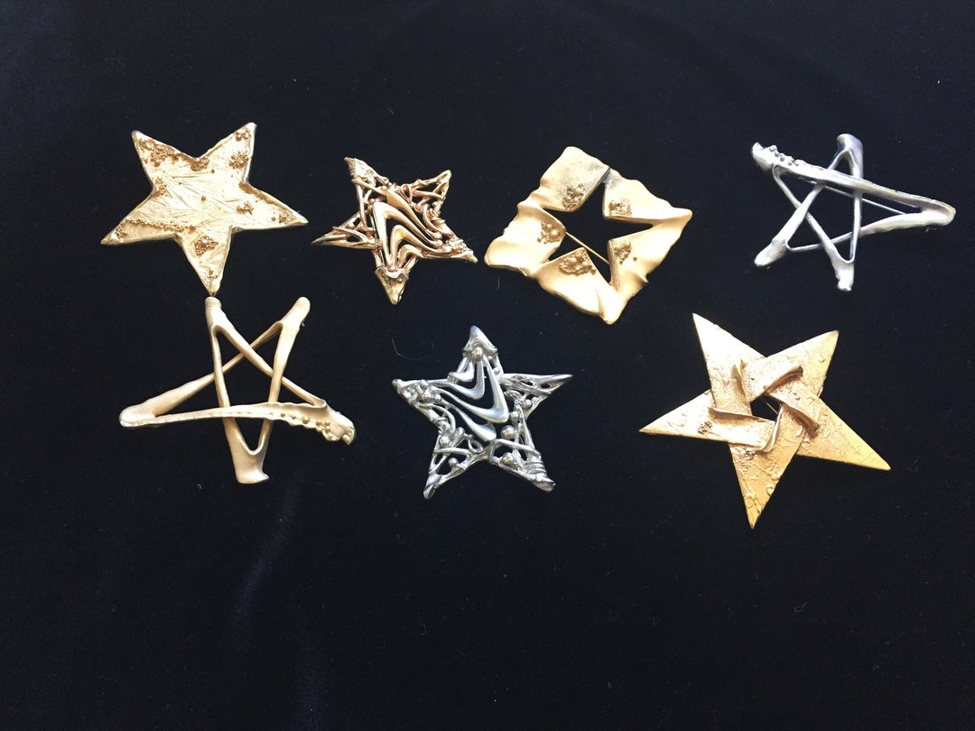 Set of Star Pins by Ivaan Kotulsky for Toronto Film Festival - Etsy